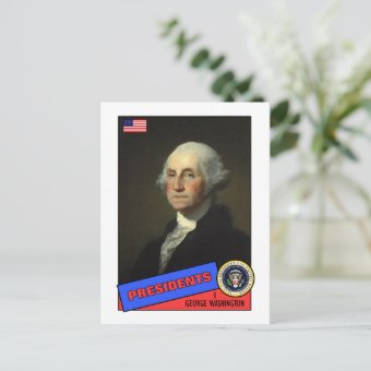 George Washington Baseball Card | Zazzle