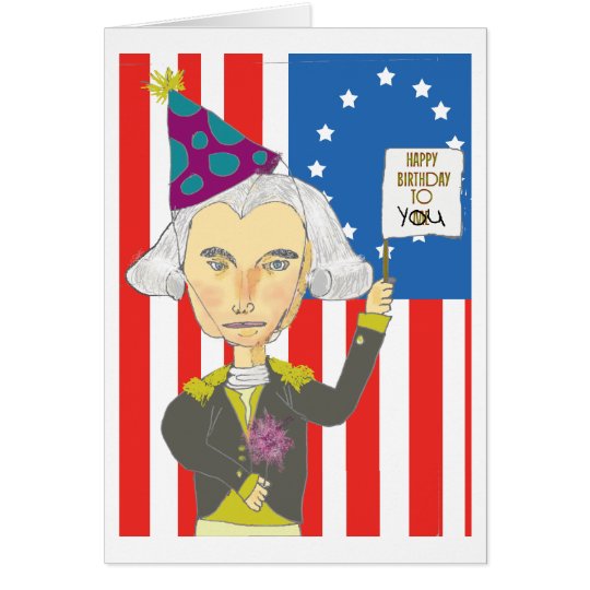 George Washington Birthday Card | Zazzle.com