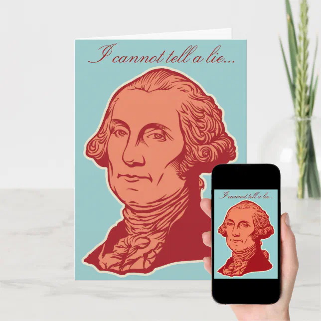 George Washington Birthday Card | Zazzle