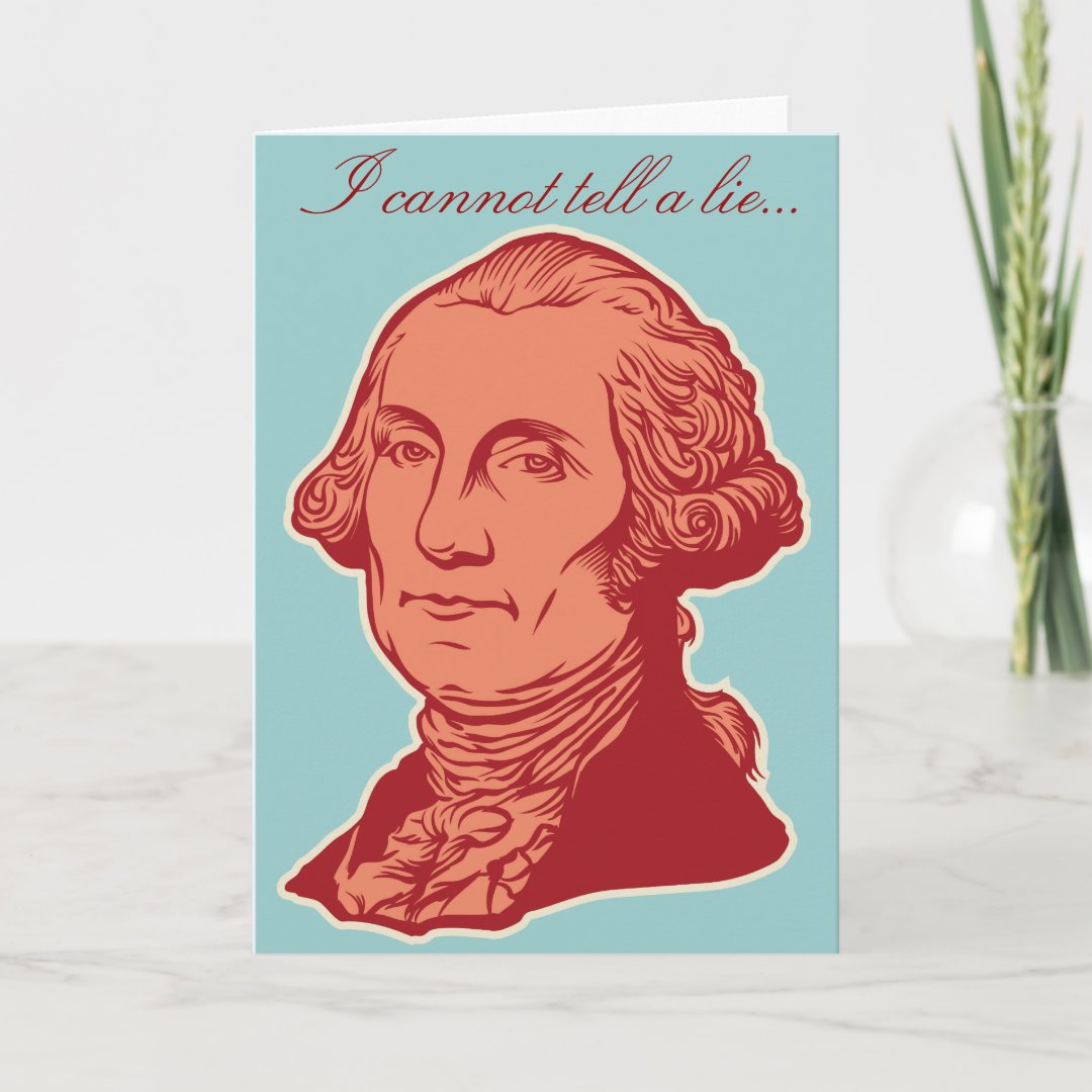 George Washington Birthday Card | Zazzle