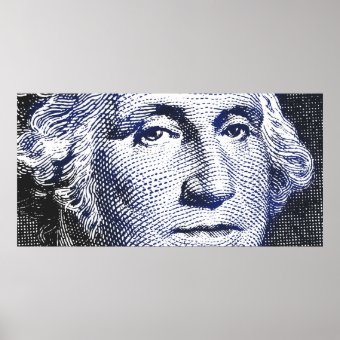 George Washington Blues - Wide Poster | Zazzle