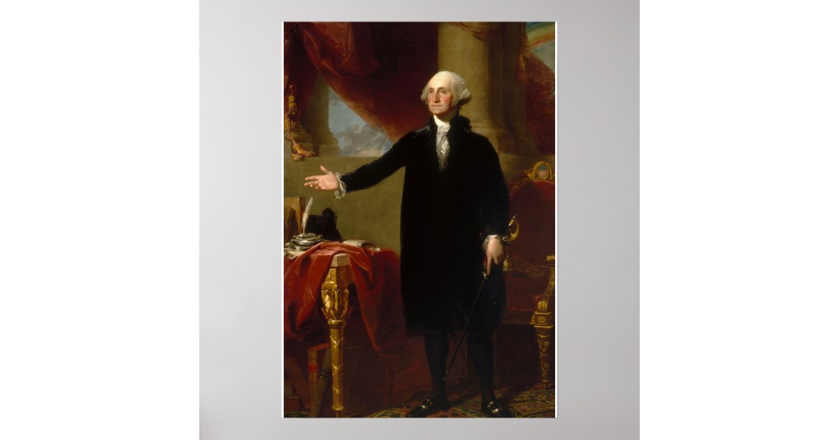 George Washington by Gilbert Stuart Poster | Zazzle