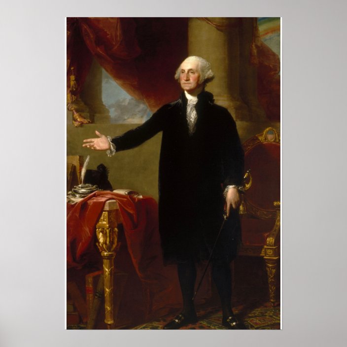 George Washington by Gilbert Stuart Poster | Zazzle.com