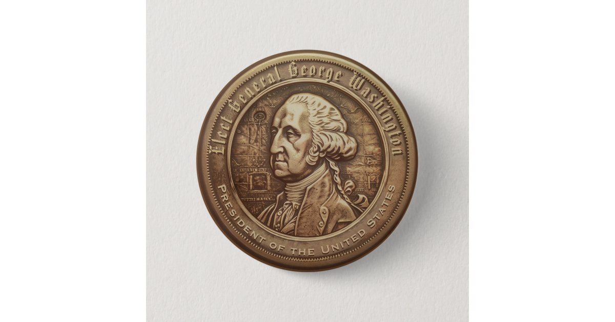 George Washington Campaign Button | Zazzle