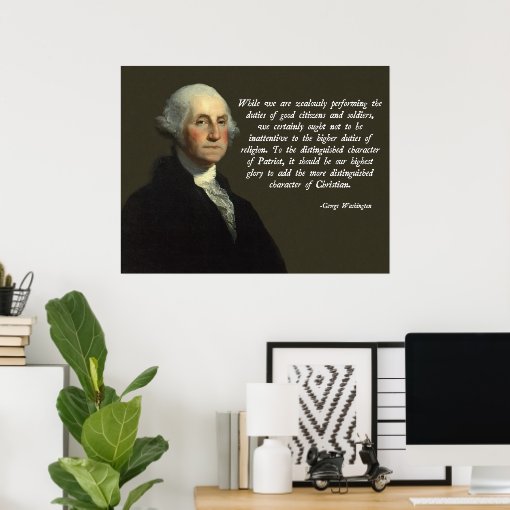 George Washington Christian Poster | Zazzle