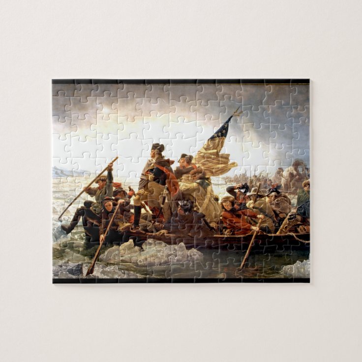 George Washington Crossing Delaware Jigsaw Puzzle | Zazzle