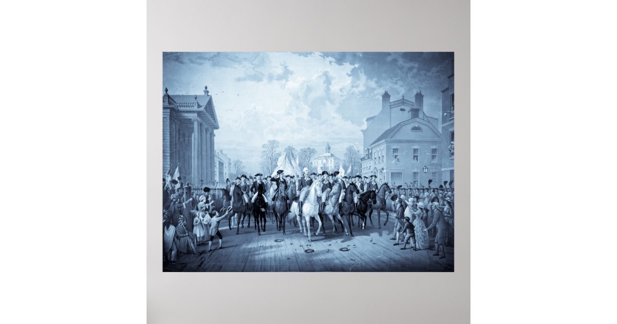 George Washington in New York poster/print Poster | Zazzle