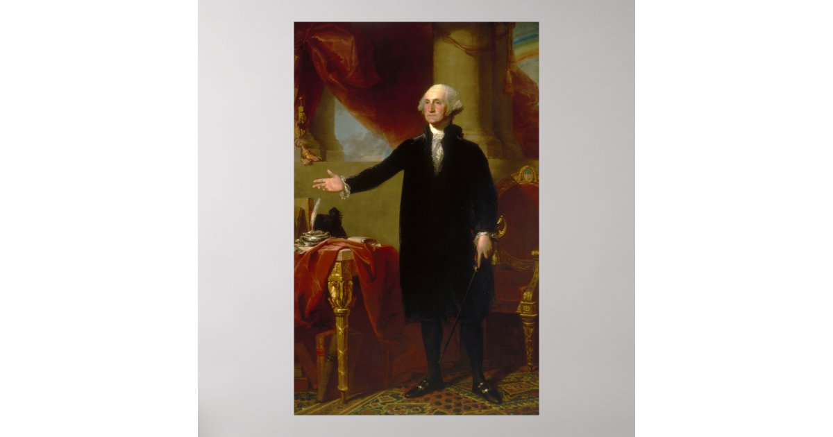 George Washington Lansdowne Portrait by Stuart Poster | Zazzle