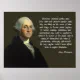 George Washington Political Parties Quote Poster | Zazzle