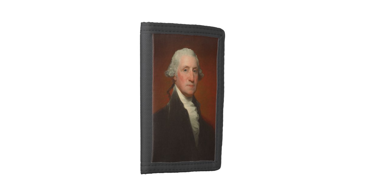 George Washington Portrait Business Trifold Wallet | Zazzle