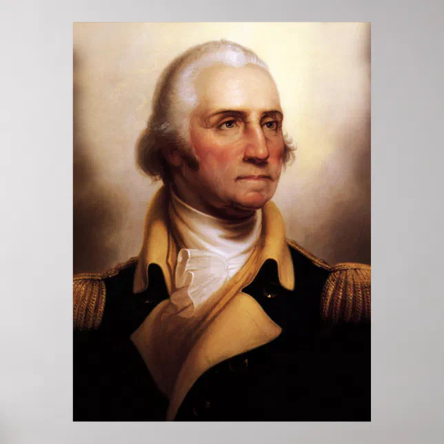 George Washington Portrait Poster | Zazzle