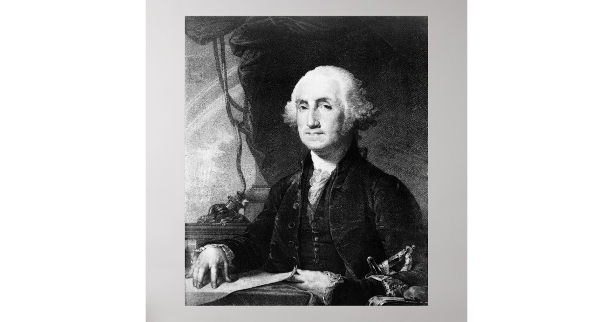 "George Washington Portrait" poster/print Poster | Zazzle