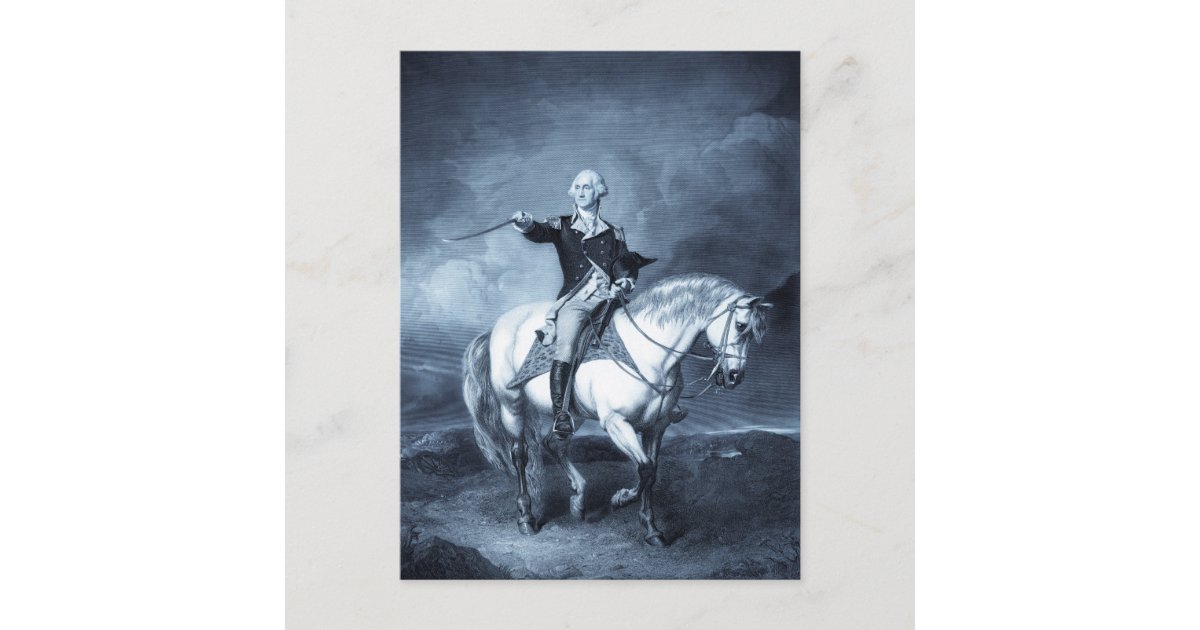George Washington Salute postcard | Zazzle