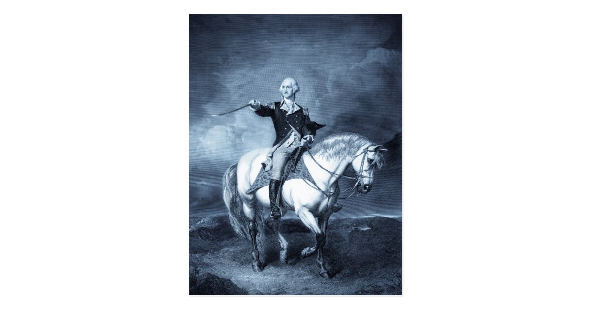 George Washington Salute postcard | Zazzle.com