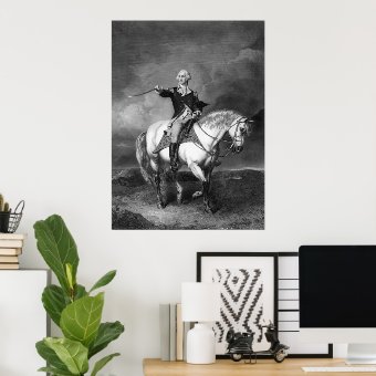 George Washington Salute poster/print Poster | Zazzle