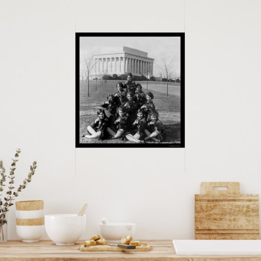George Washington University Girls Rifle Team 1927 Poster | Zazzle