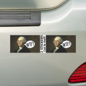 George Washington WTF - 2 stickers | Zazzle
