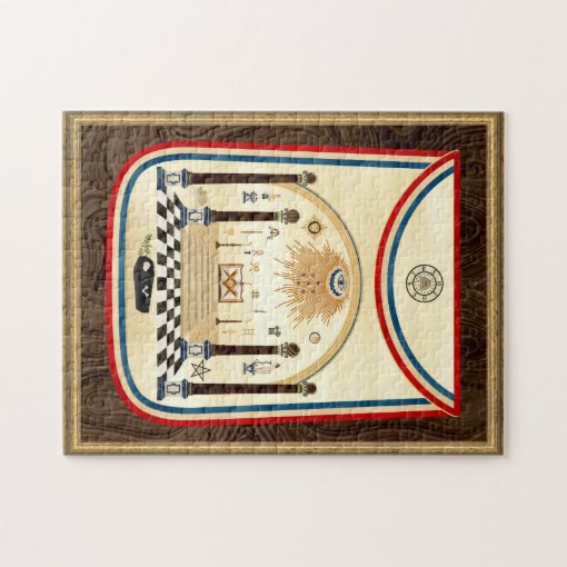 George Washington's Masonic Apron Jigsaw Puzzle | Zazzle