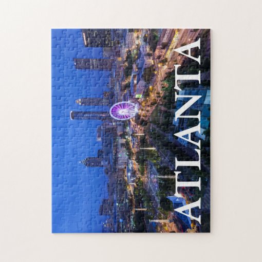 Georgia, Atlanta, Centennial Olympic Park Jigsaw Puzzle | Zazzle