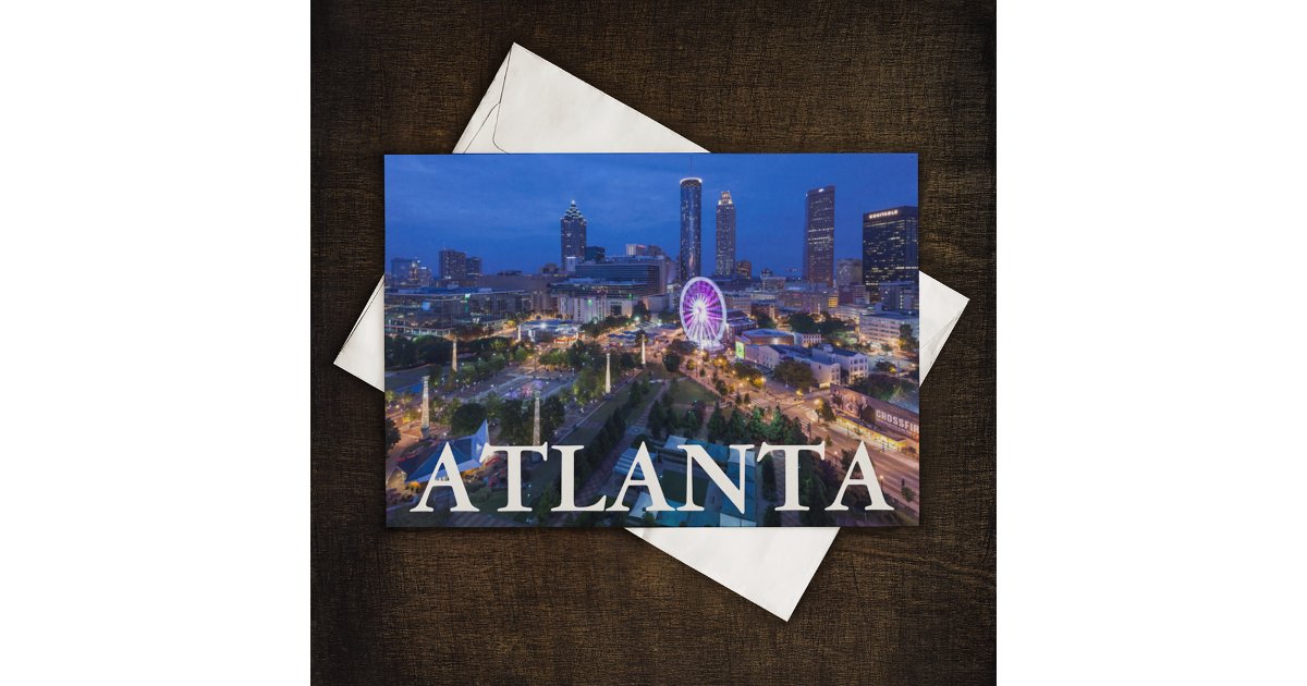 Georgia, Atlanta, Centennial Olympic Park Postcard | Zazzle