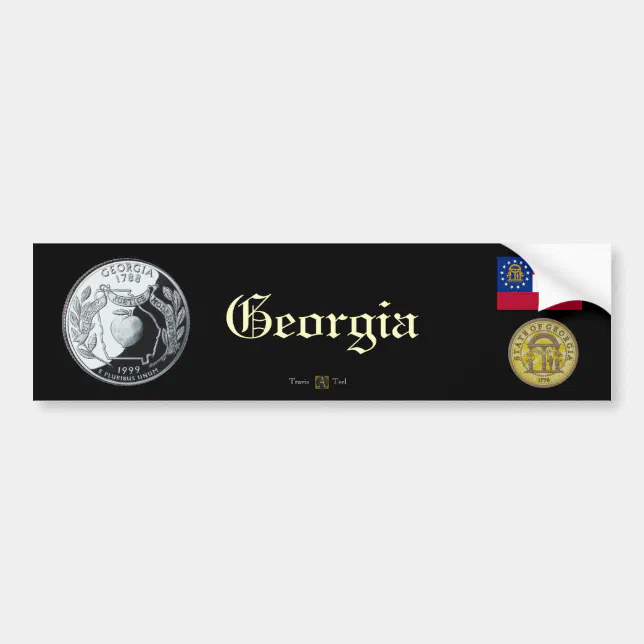 GEORGIA BUMPER STICKER | Zazzle