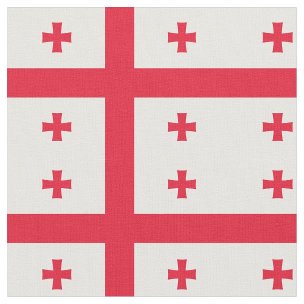 State of Georgia Tartan Fabric | Zazzle