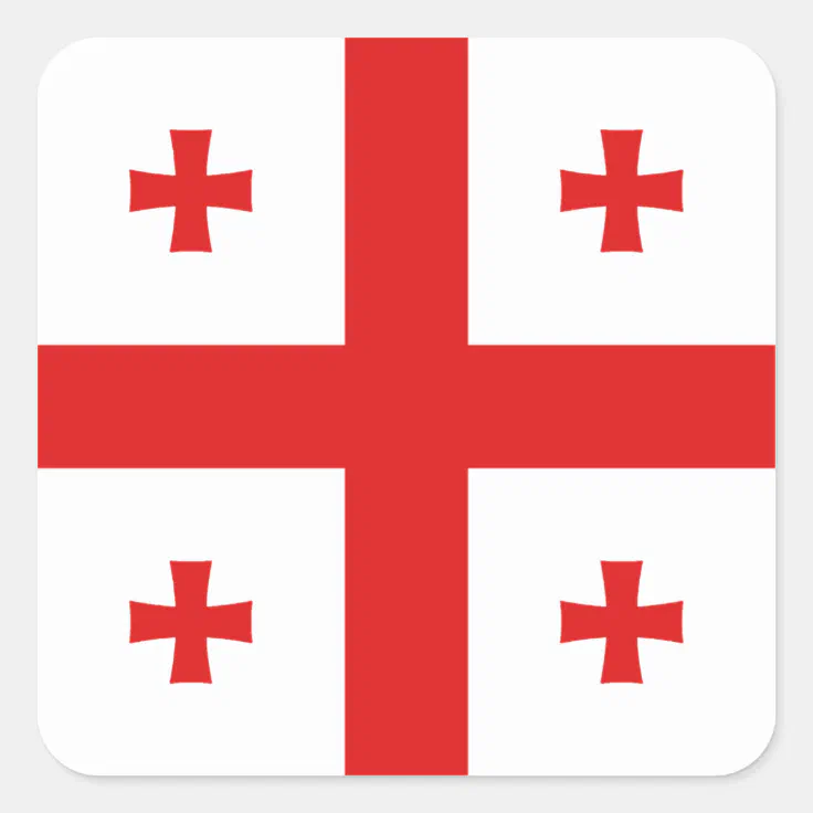 Georgia Flag Sticker | Zazzle