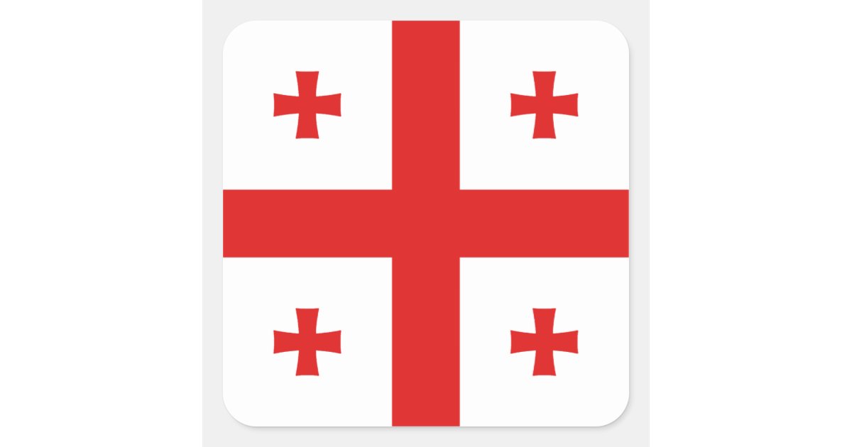 Georgia Flag Sticker | Zazzle