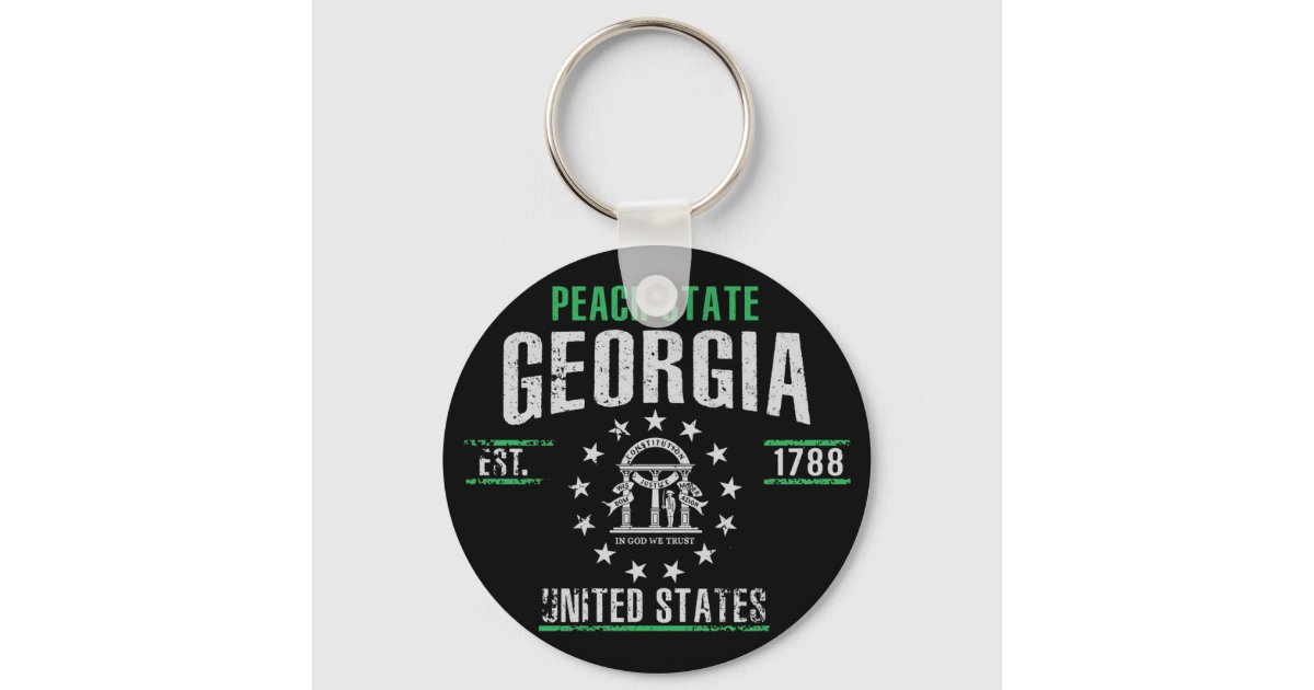 Georgia Keychain | Zazzle