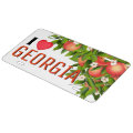 Georgia Peach | I Love Georgia License Plate | Zazzle
