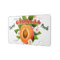 Georgia Peach License Plate | Zazzle