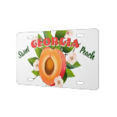 Georgia Peach License Plate | Zazzle
