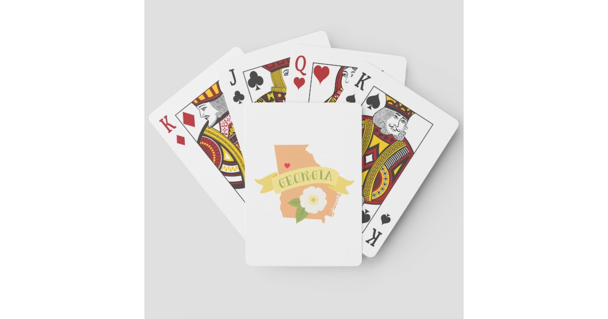 Georgia Poker Cards | Zazzle