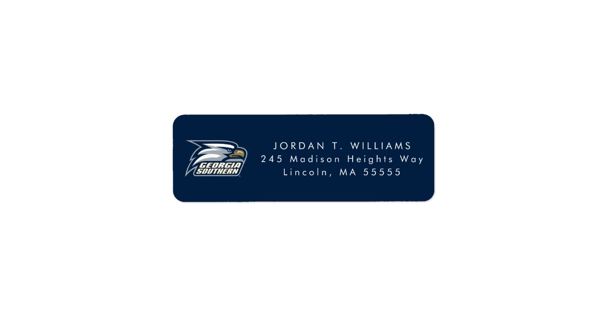 Georgia Southern Logo Label | Zazzle