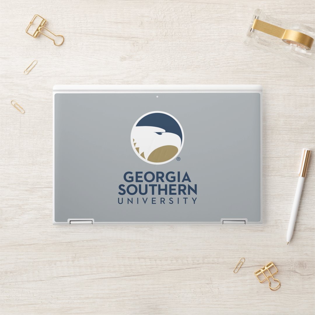 Georgia Southern University Logo & Text HP Laptop Skin | Zazzle