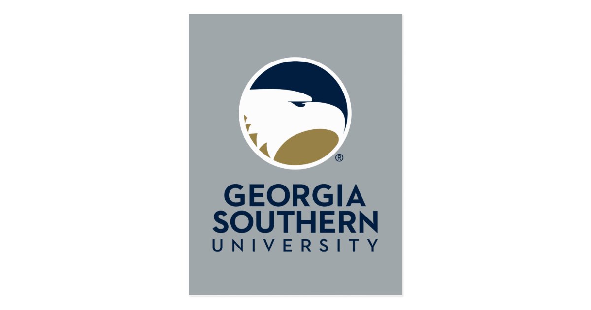 Georgia Southern University Logo & Text Postcard | Zazzle.com