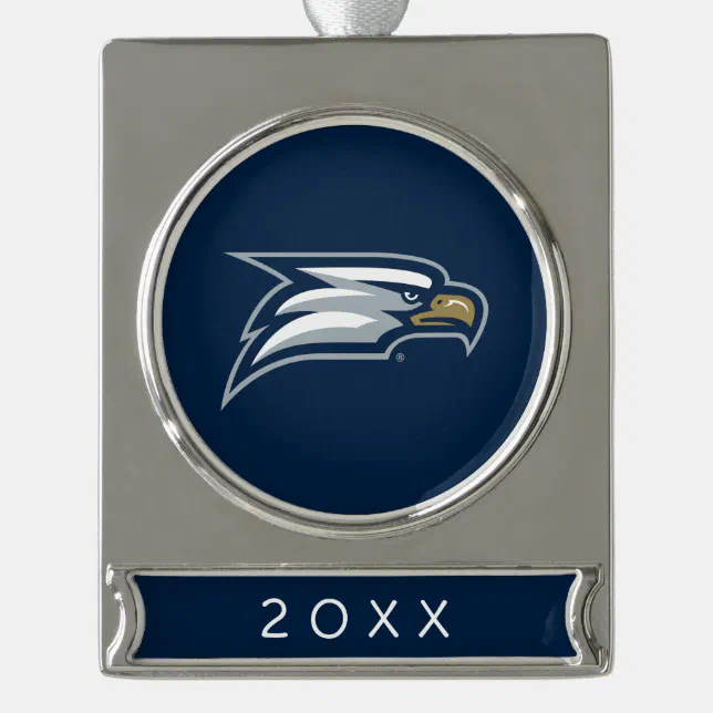 Georgia Southern University Silver Plated Banner Ornament | Zazzle
