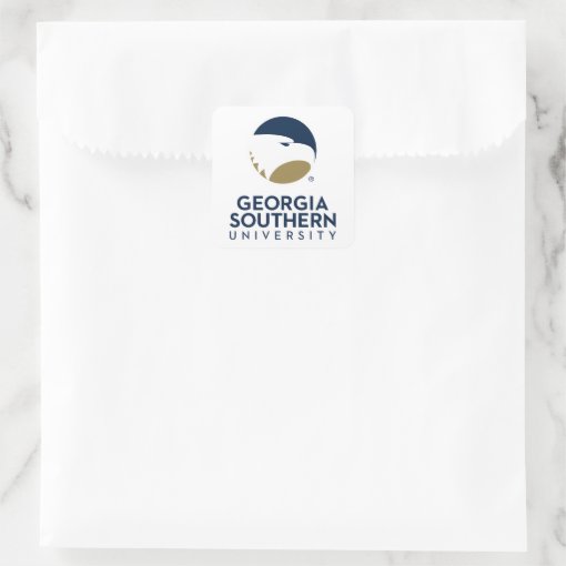 Georgia Southern University Square Sticker | Zazzle