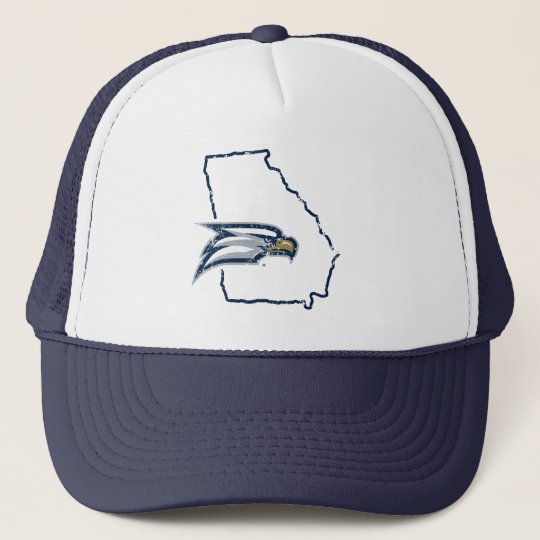 Georgia Southern University State Love Trucker Hat | Zazzle.com
