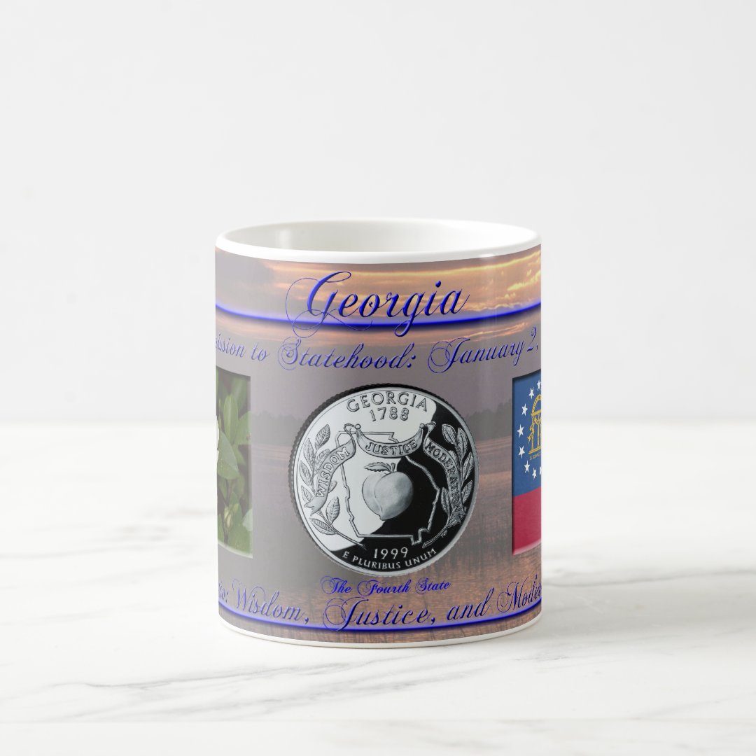 Georgia State Commemorative Coffee Mug | Zazzle