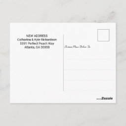 Georgia State Fruit Peaches | Change of Address Postcard | Zazzle