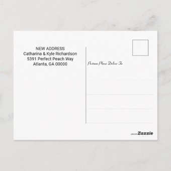 Georgia State Fruit Peaches | Change of Address Postcard | Zazzle