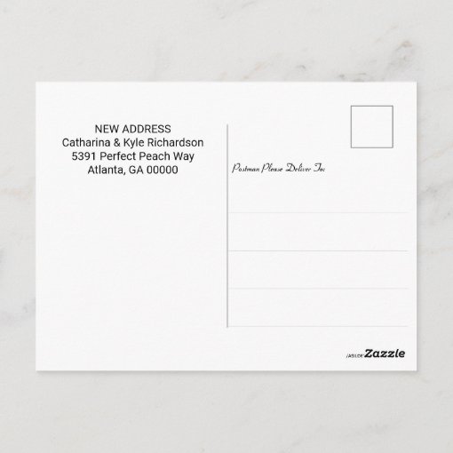 Georgia State Fruit Peaches | Change of Address Postcard | Zazzle