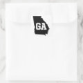 Georgia State Map GA Abbreviation Stickers | Zazzle