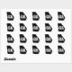 Georgia State Map GA Abbreviation Stickers | Zazzle