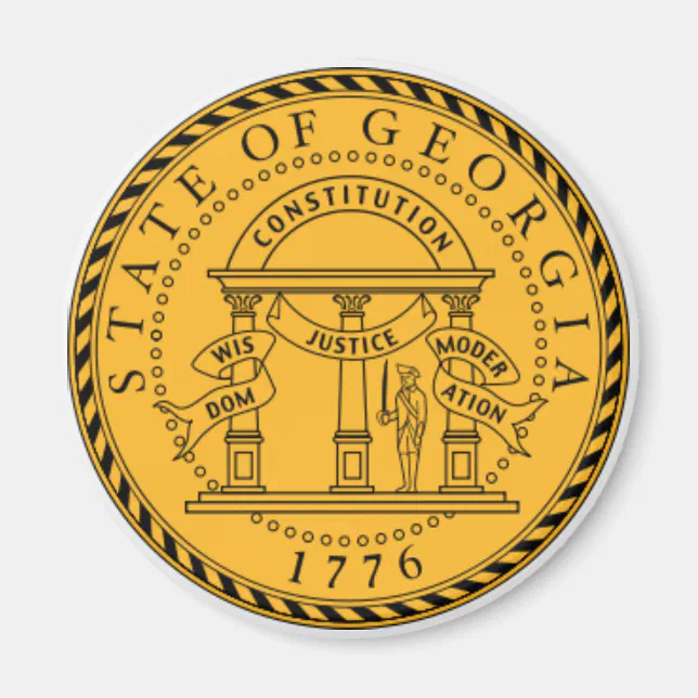 Georgia State Seal Magnet | Zazzle