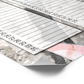 Gerber Daisy Custom Family Birthday Calendar Poster | Zazzle