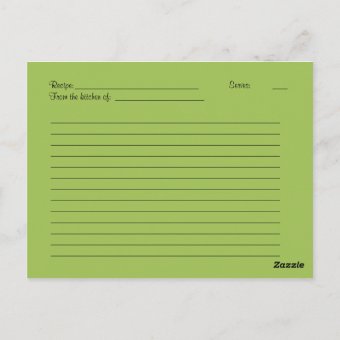 Gerbera Daisy Recipe Card for the Bride to Be | Zazzle