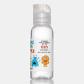 Germ stopper with cute bacteria kids party favor hand sanitizer | Zazzle