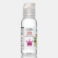 Germ stopper with cute bacteria kids party favor hand sanitizer | Zazzle